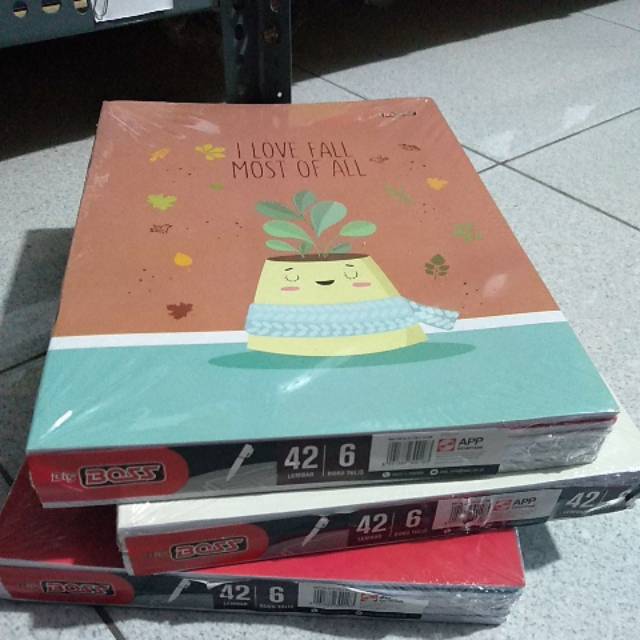 Jual Buku Tulis Boxy Big Boss & Vision B5 isi 42 lembar 6pcs | Shopee ...