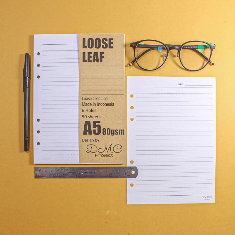 Jual Loose leaf isi binder A5 6 lubang 80gsm | Shopee Indonesia
