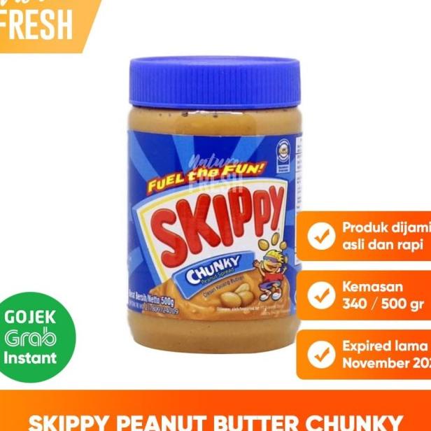 Jual Skippy Peanut Butter Selai Kacang Skippy Chunky Selai Roti Skippy ...