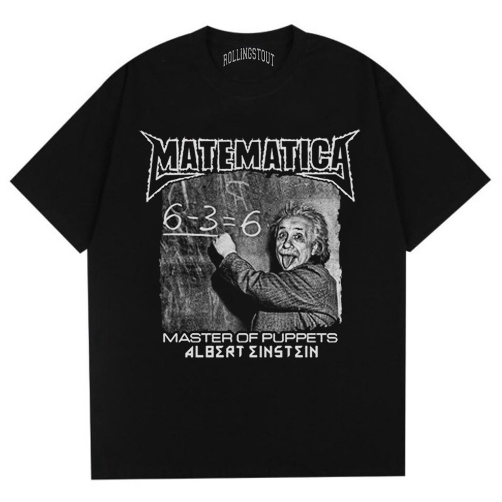 Jual Rollingstout Tshirt - Matematika & Einstein Series | Parodi Band ...