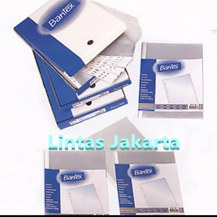 Jual PP Pocket / Plastik Pocket / Sheet Protector Uk Folio ( F4 ) Merk ...