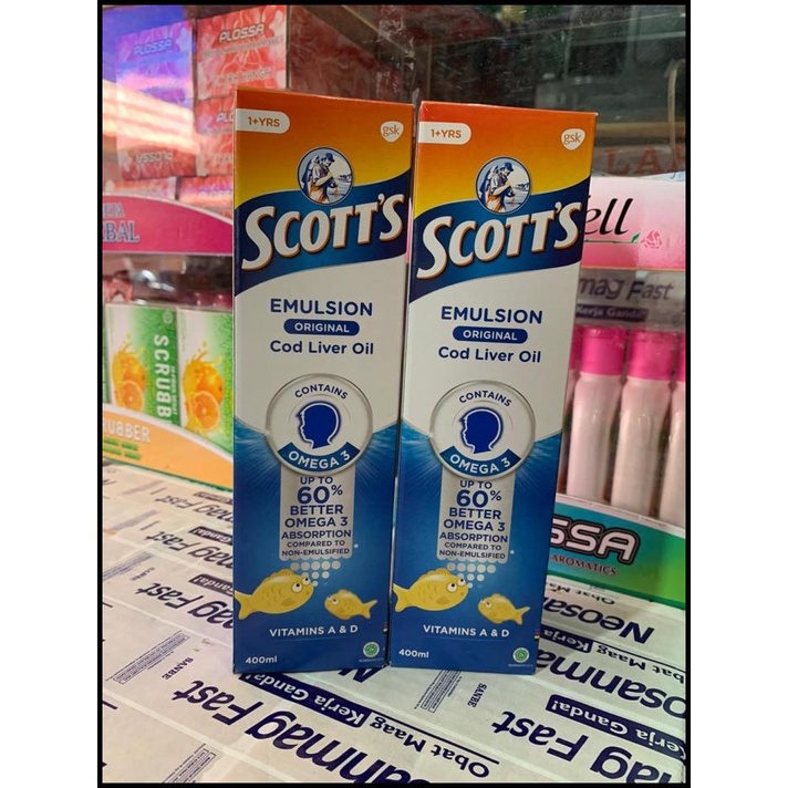 Jual Scott Emulsion Original/White 400Ml | Shopee Indonesia