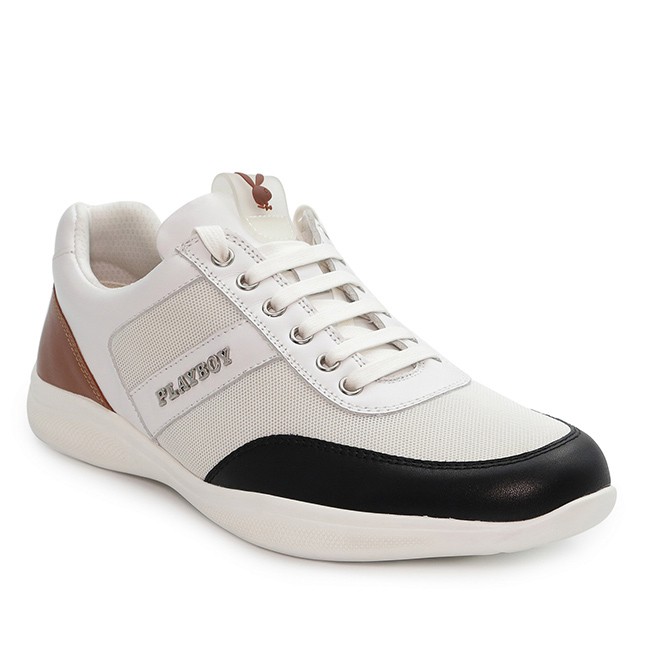 Jual Playboy Sepatu Pria Aleen In White Print | Shopee Indonesia
