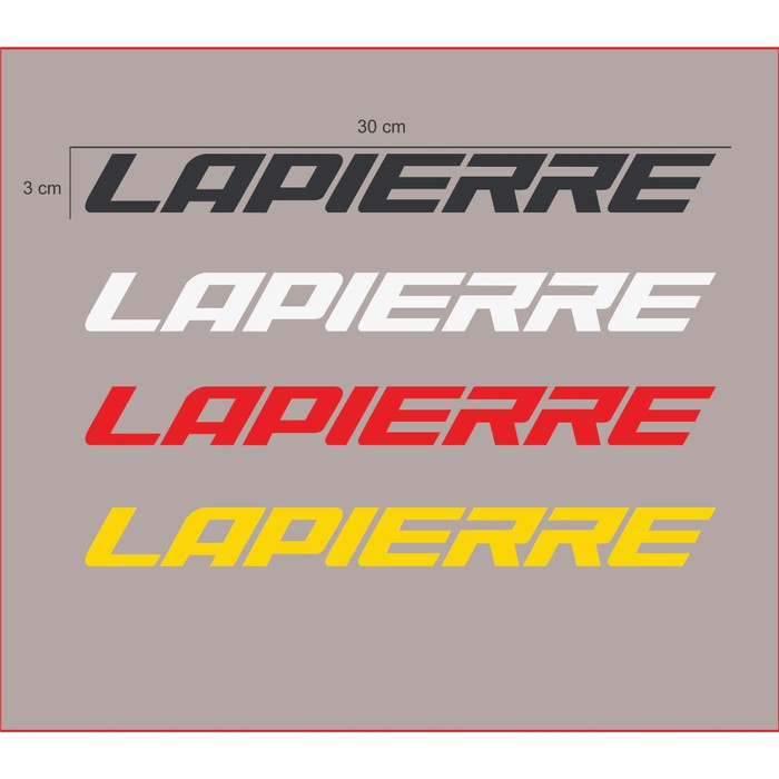 Jual Stiker Sepeda Lapierre,Cutting Sticker Sepeda | Shopee Indonesia