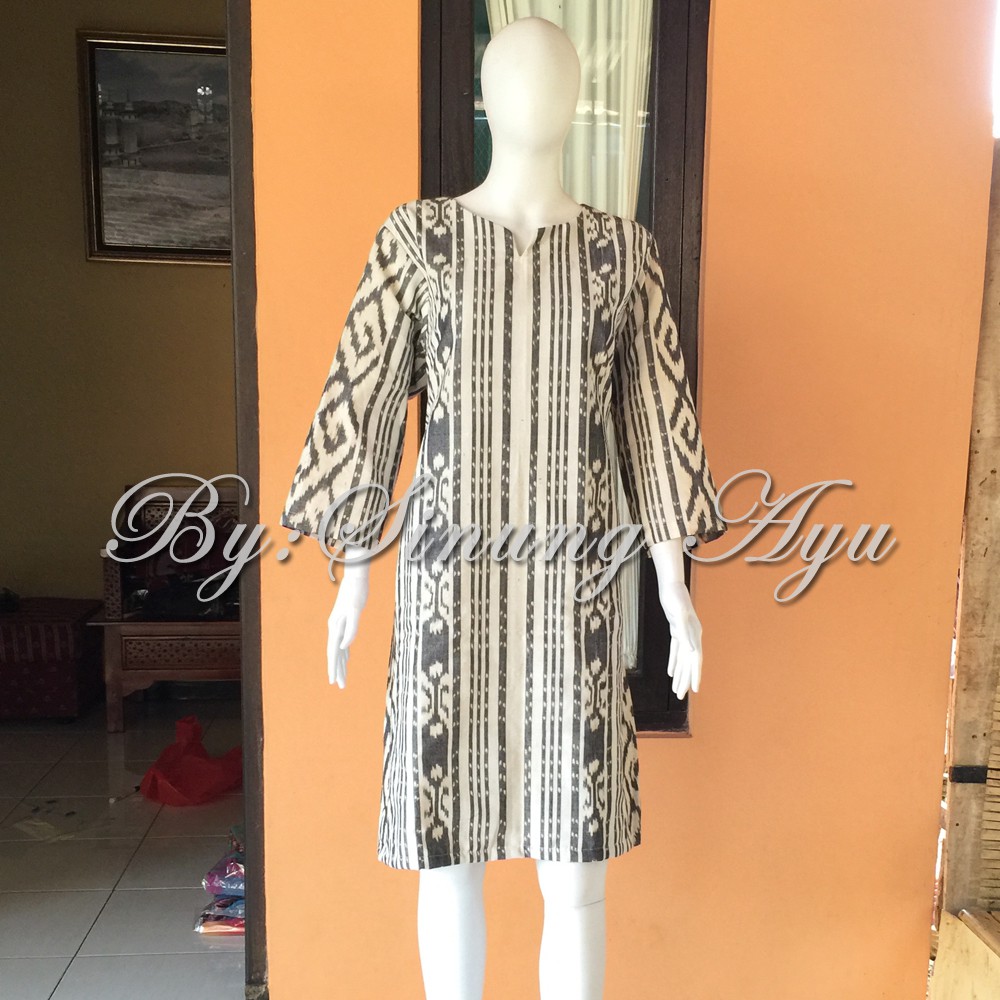 Jual DRESS TENUN IKAT JEPARA MOTIF TORAJA | Shopee Indonesia