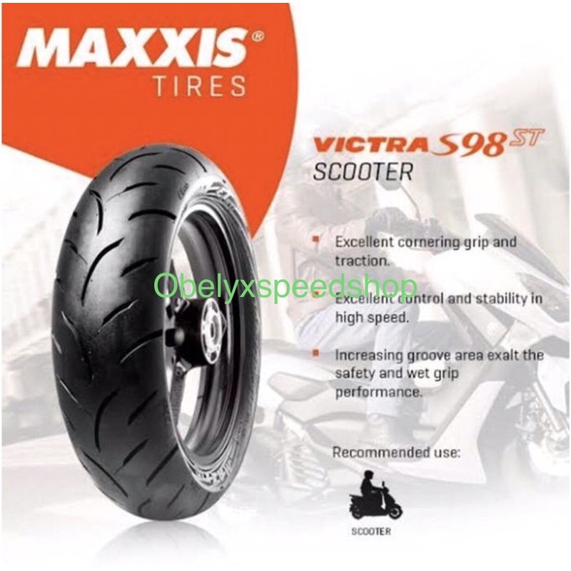 Jual Ban Maxxis Victra S98 ST Ukuran 120/70-13 (Tubeless) | Shopee ...