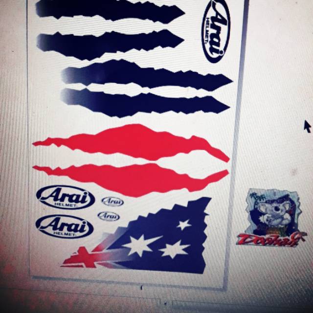 Jual Water decal mc doohan universal fulface | Shopee Indonesia