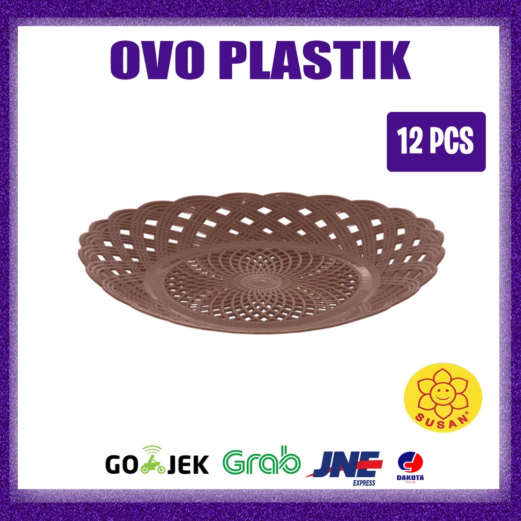 Jual (12PCS) Piring Pecel - Piring Makan - Piring Plastik - Piring Saji - Piring Rotan | Shopee ...