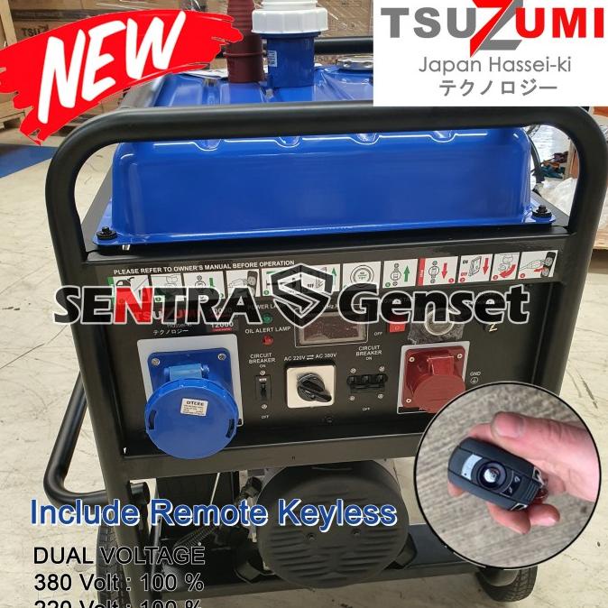 Jual Genset Bensin 15 Kva 12000 Watt 12 Kw Tsuzumi Tg 15000-3 Japan Tech | Shopee Indonesia