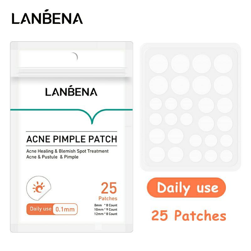 Jual LANBENA ACNE PIMPLE PATCH 25 PATCHES (DAY) | Shopee Indonesia