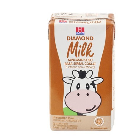 Jual Susu UHT Diamond Cereal 125 ml / 1 karton isi 40 pcs | Shopee ...
