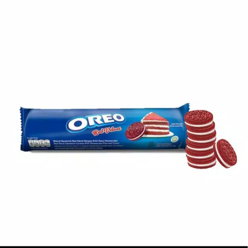 Jual Oreo Red Velvet Biskuit Sandwich 133 gram | Shopee Indonesia