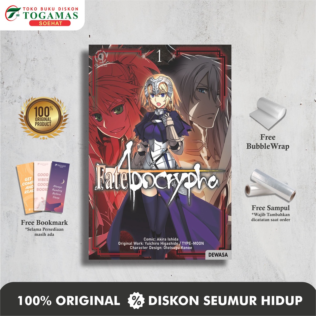 Jual Fate/Apocrypha 01 - Tetsuo Hara & Buronson | Shopee Indonesia