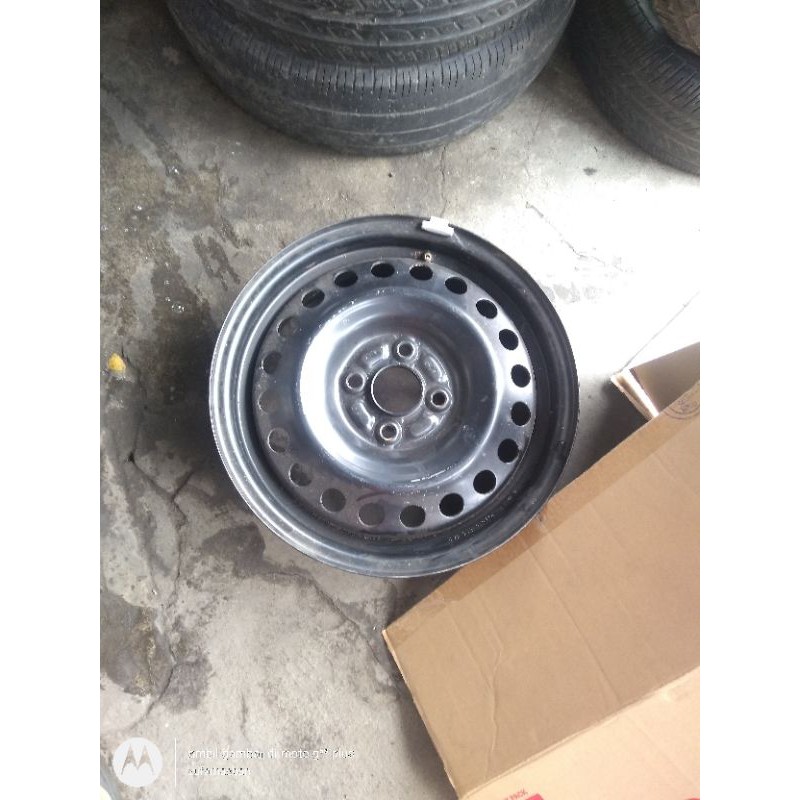 Jual Velg Mobil Kaleng R15 Hole 4 x 100 bisa untuk Jazz , Brio, Mobilio, Vios,Yaris,Sigra, Ayla ...