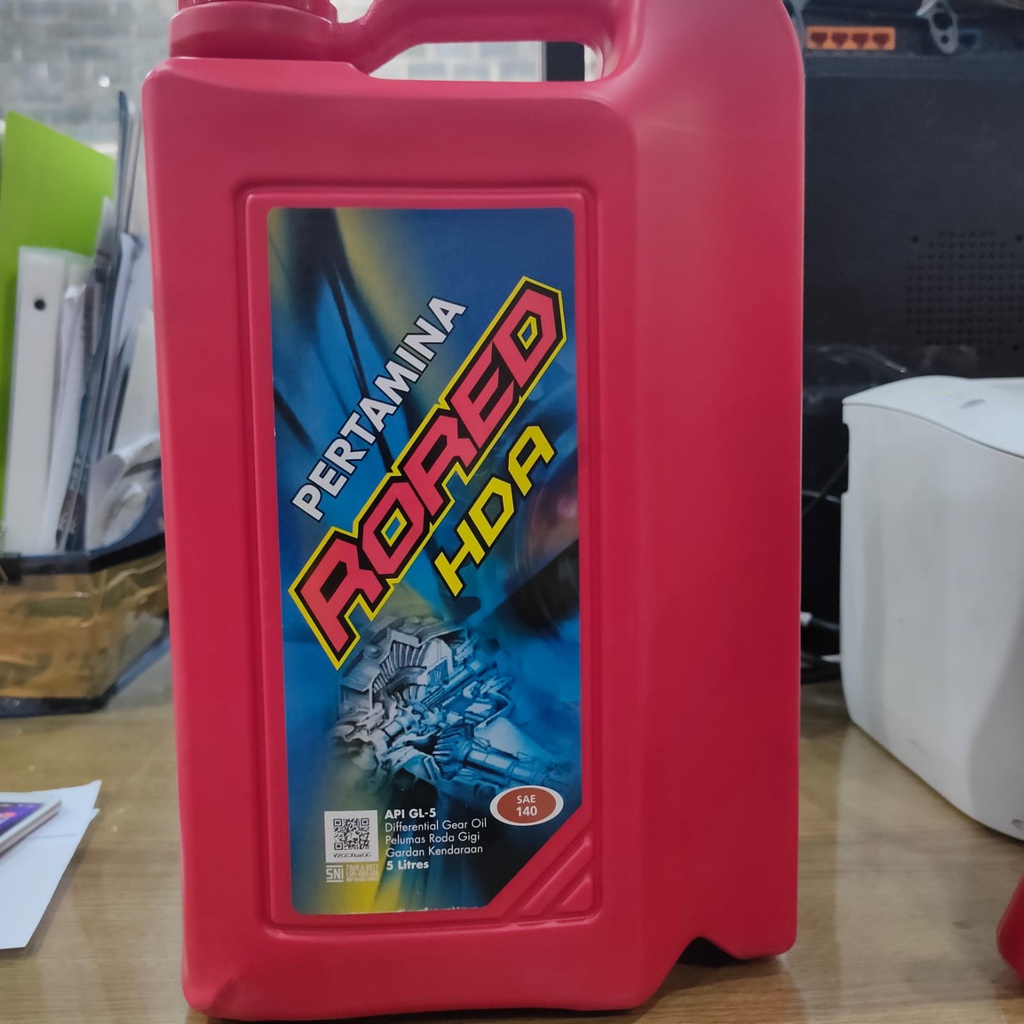 Jual "OLI PERTAMINA RORED HDA 140 GALON 5LITER" ORIGINAL (PASTI JAYA ...