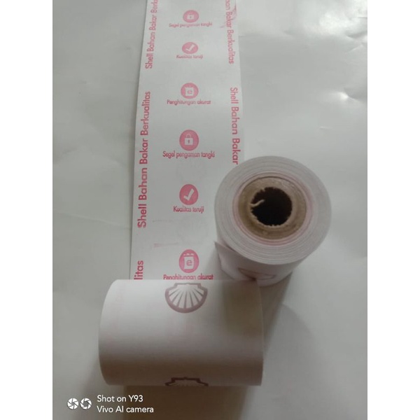 Jual Kertas thermal edc logo Shell ukuran57x40mm | Shopee Indonesia
