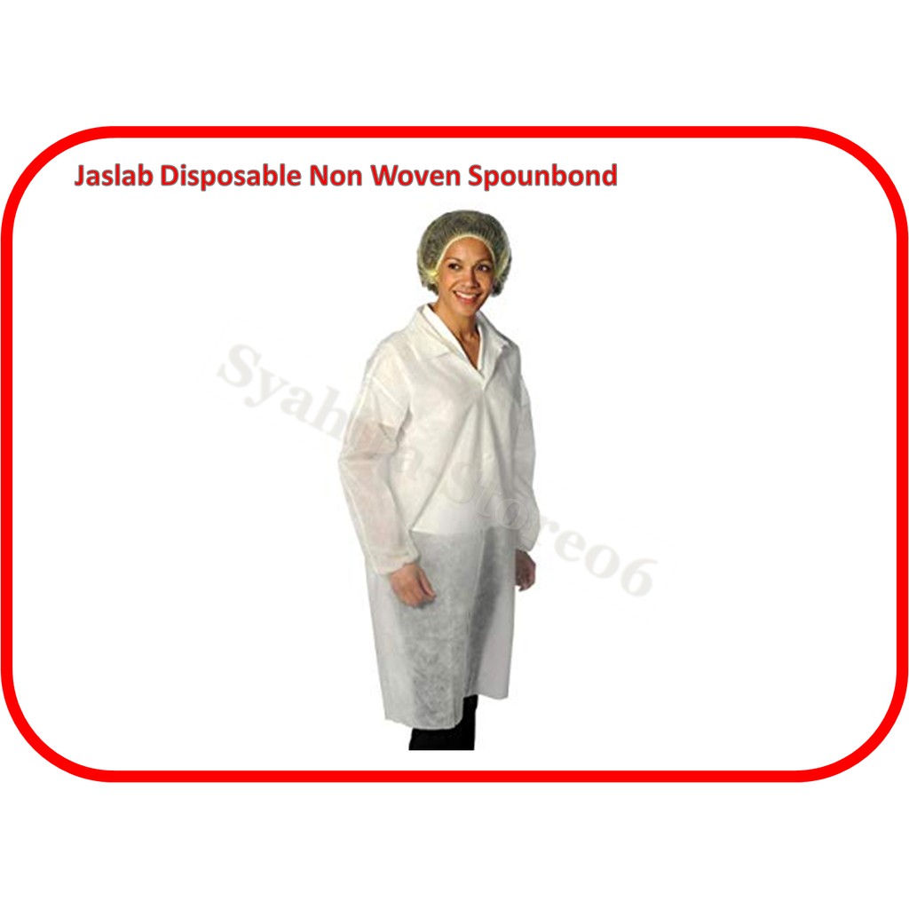 Jual Jas Lab sekali pakai Murah-Jas Lab Disposable Non Woven Harga ...