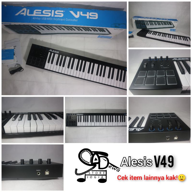 Jual MIDI CONTROLLER ALESIS V49 CONTROLER V 49 2ND | Shopee Indonesia
