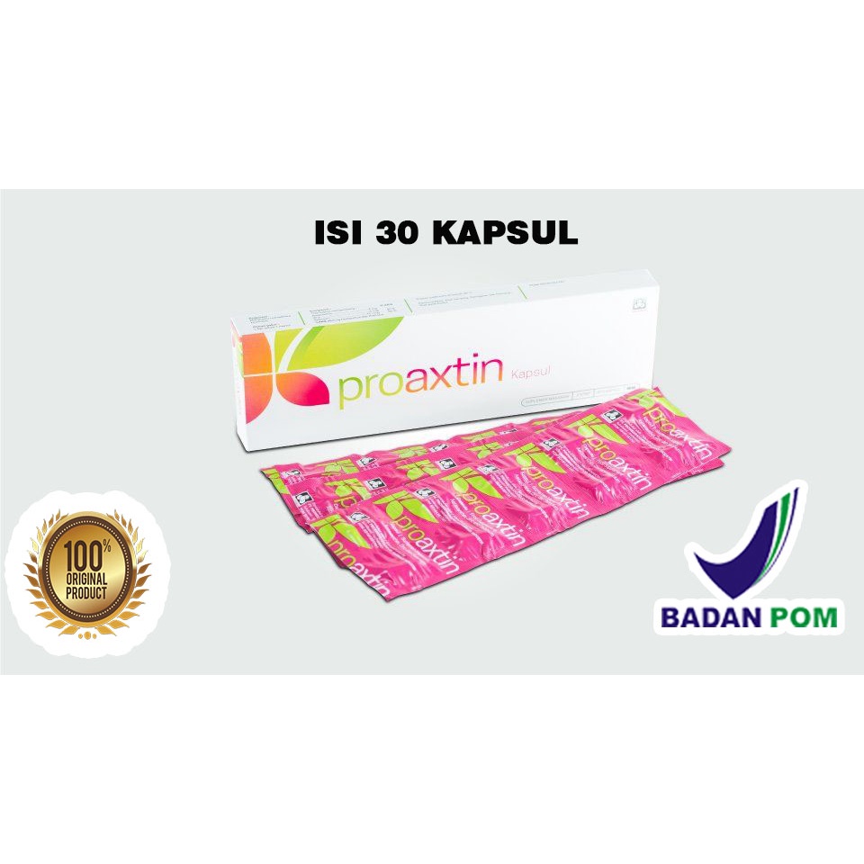 Jual PROAXTIN ASTAXANTHIN 4MG ISI 30 KAPLET ANTI OKSIDAN ANTI AGING ...