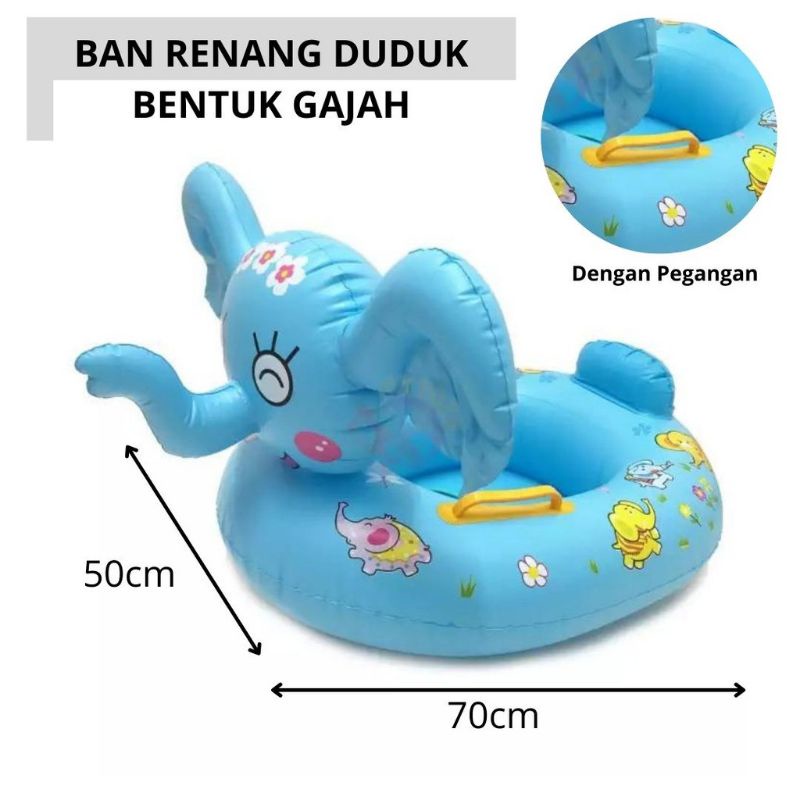 Jual Ban Pelampung Renang Anak-anak Bayi Balita Bentuk Hewan Bebek Kuda ...