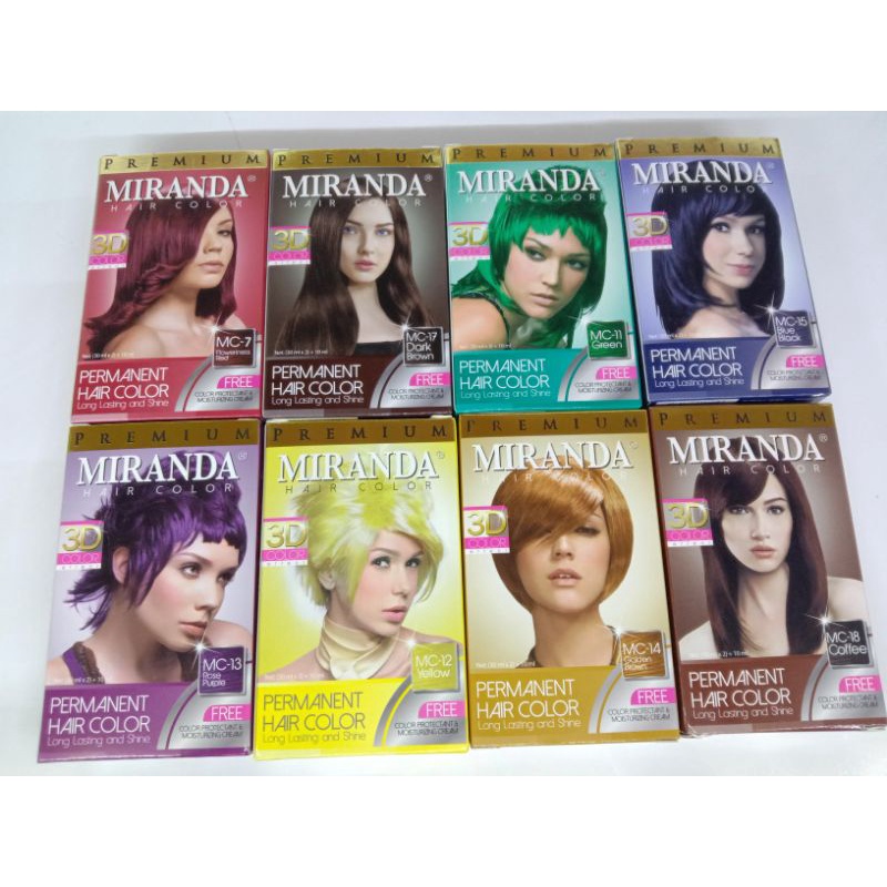 Jual Miranda Hair Color Permanent Premium | Shopee Indonesia