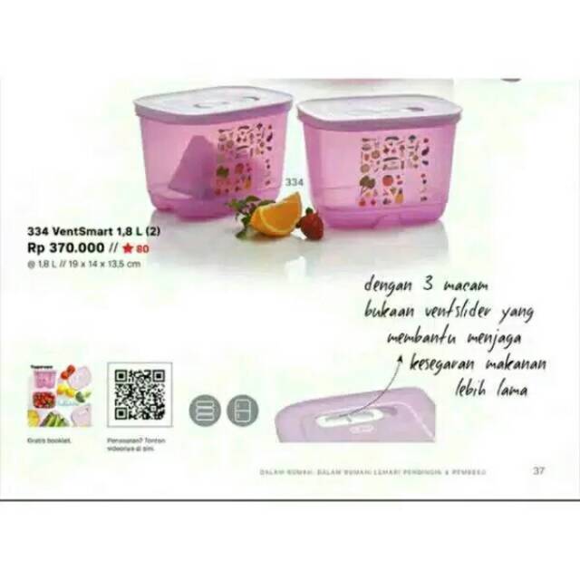 Jual Tupperware Ventsmart 1.8L Original | Shopee Indonesia