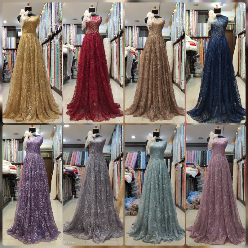 Jual Kain Tulle Brokat Tile Salur Bridesmaid | Shopee Indonesia