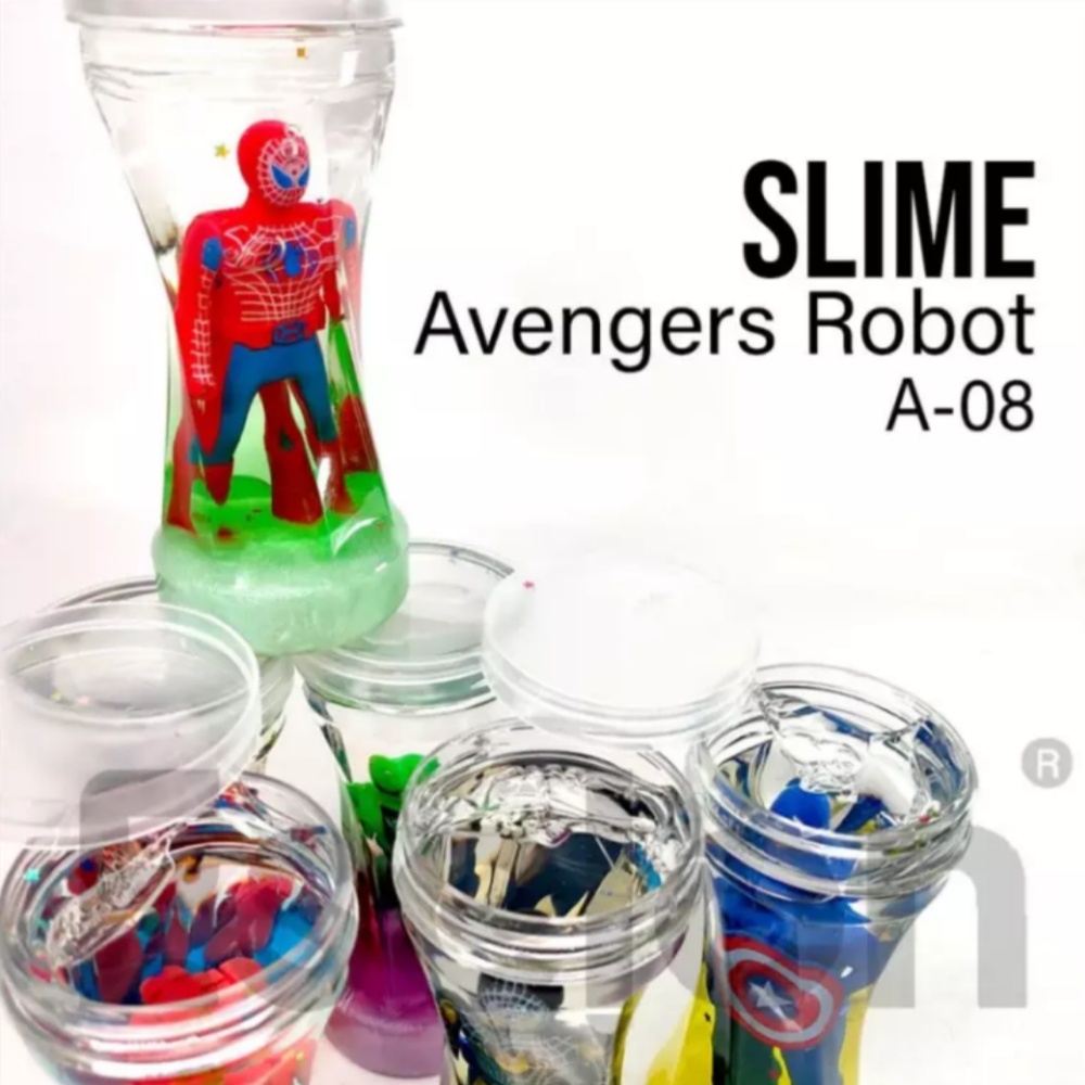 Jual SLIME Robot Avengers A08 IMPORT / Clear Slime + Mainan | Shopee ...