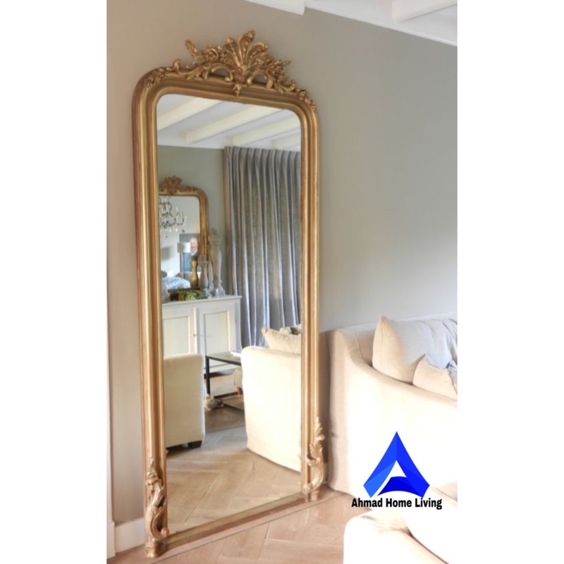 Jual FIGURA CERMIN GOLD LUXURY UKIR | Shopee Indonesia