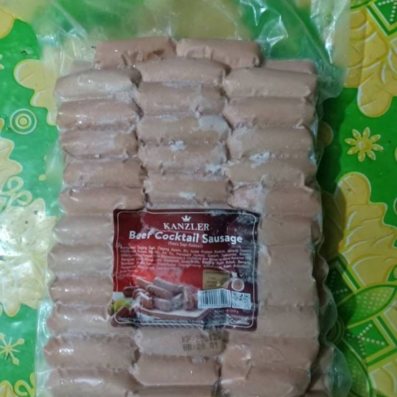 Jual sosis kanzler beef cocktail sausagee 1kg | Shopee Indonesia