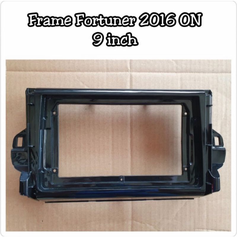 Jual frame head unit double din fortuner 2016 ukuran layar 9inci ...