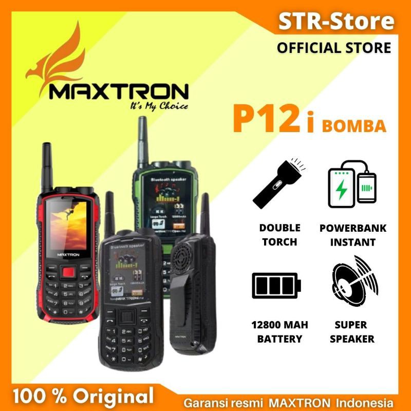 Jual HP MAXTRON P12I BOMBA | Shopee Indonesia