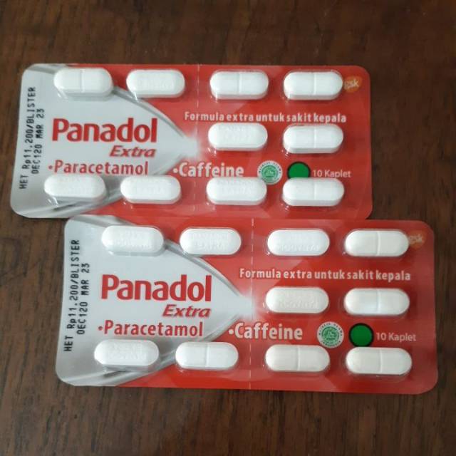 Jual Panadol Extra Merah Strip isi 10 Kaplet | Shopee Indonesia