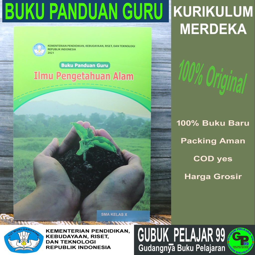 Jual Buku Panduan Guru ILMU PENGETAHUAN ALAM (IPA) Untuk SMA/SMK Kelas 10 Kurikulum MERDEKA ...