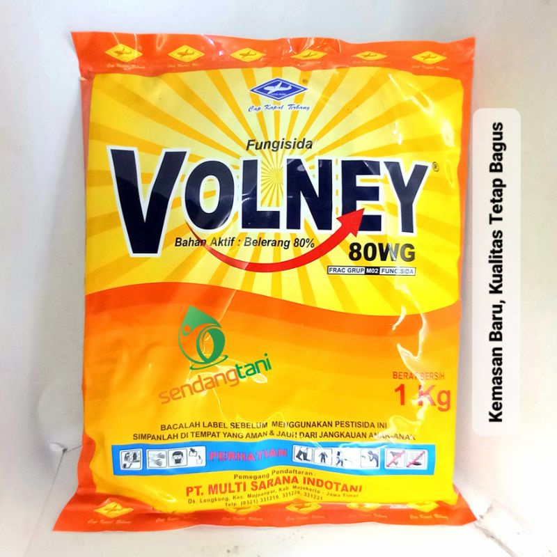 Jual PRODUK- VOLNEY 80 WG FUNGISIDA DAN AKARISIDA BELERANG / SULFUR ...