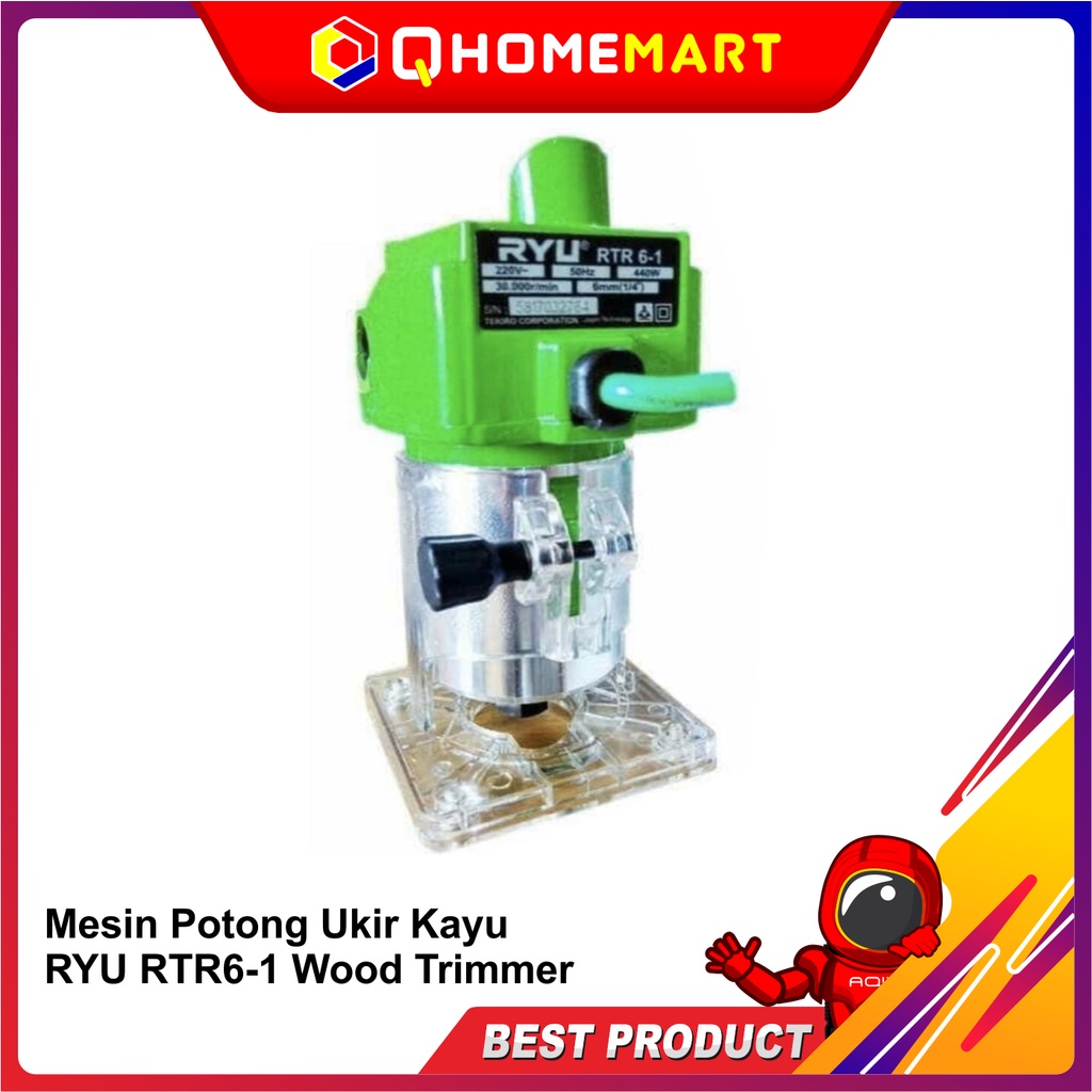Jual Mesin Potong Ukir Kayu RYU RTR6-1 Wood Trimmer | Shopee Indonesia