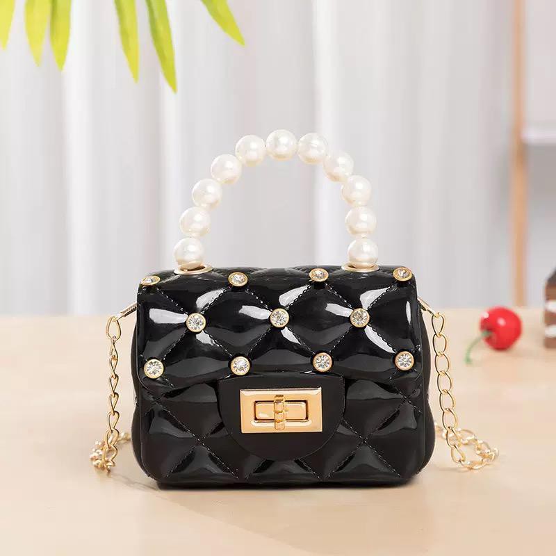Jual TAS JELLY MINI / TAS JELLY MINI DIAMOND MUTIARA JELLY MUTIARA ...