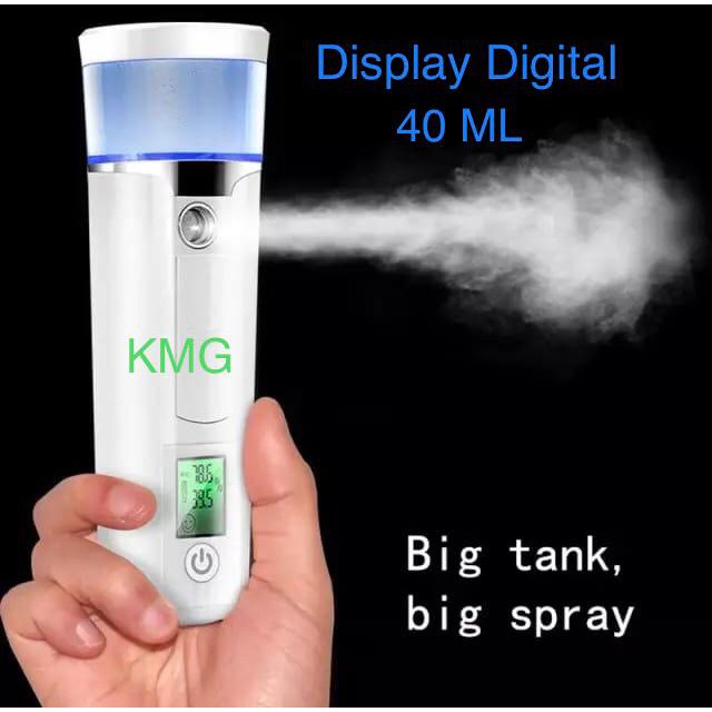 Jual Nano Spray Wajah-Nano Mist Spray-40ML-Ada indikator Baterai dan Pelembab Kulit | Shopee ...