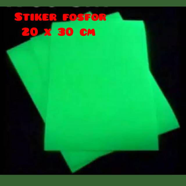 Jual Stiker Fosfor Stiker Luminous GID | Shopee Indonesia