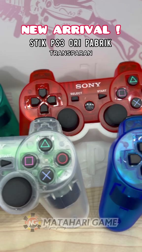 Jual Stick Stik PS3 PlayStation 3 Transparant Putih Wireless | Shopee ...