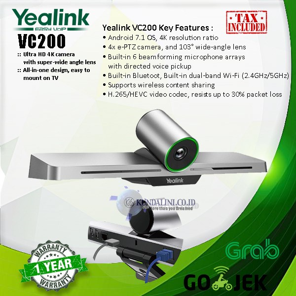 Jual Yealink VC200 - Smart Video Conferencing Endpoint | Shopee Indonesia