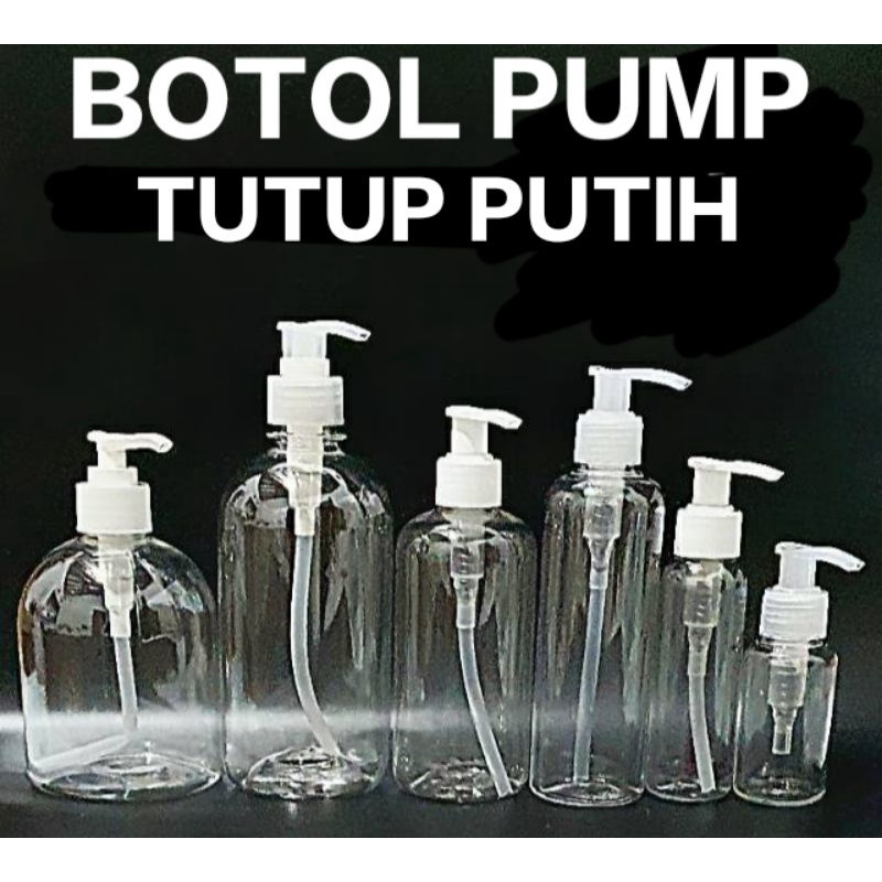 Jual BOTOL PUMP KOSONG BERBAGAI UKURAN | BOTOL POMPA | Shopee Indonesia