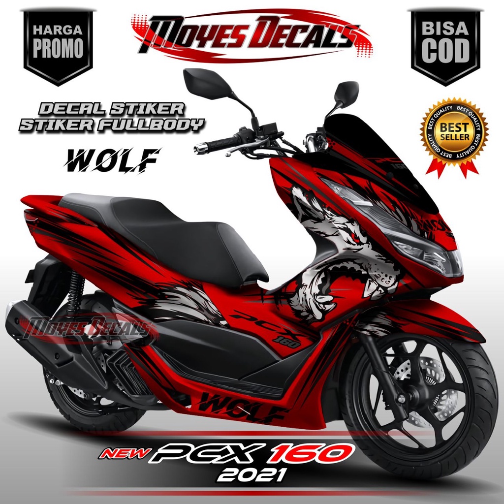 Jual Decal Sticker Honda PCX 160 2021 Fullbody - Dekal PCX160 New - Sticker Honda PCX 160 2021 ...