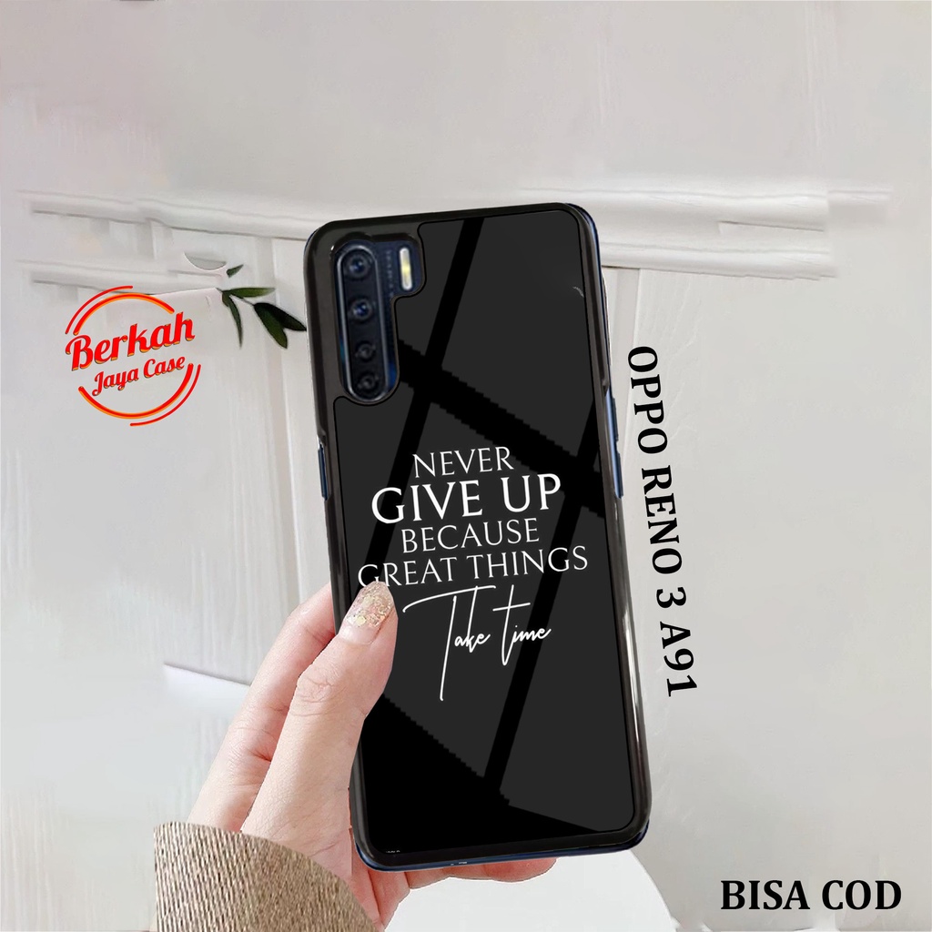 Jual Case OPPO A91 RENO 3 Casing OPPO A91 RENO 3 case QUOTES ENGLISH ...