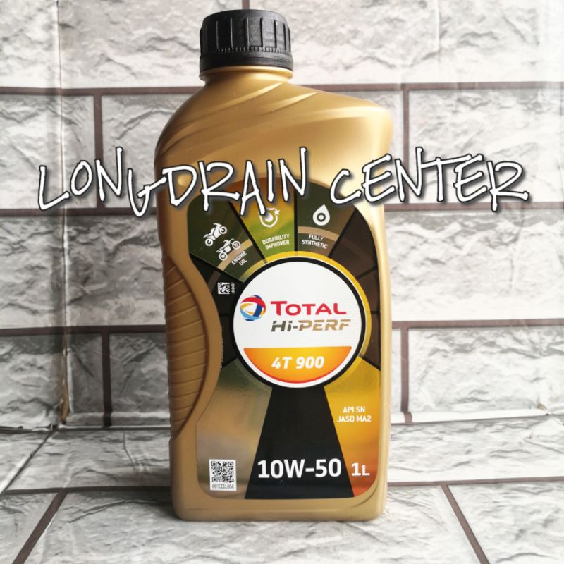 Jual Total hi perf 4t racing 10w50 SL JASO MA2 KEMASAN 1 LITER | Shopee Indonesia