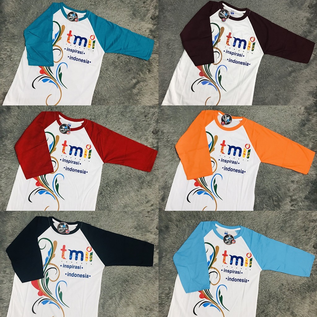 Jual Kaos / Baju RAGLAN motif Jakarta | Taman Mini TMII | Kota Tua ...