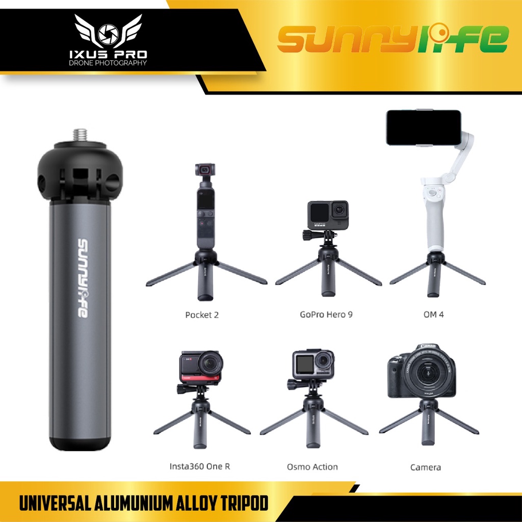 Jual Sunnylife Aluminum Alloy Mini Tripod Handle Universal | Shopee ... Jual Sunnylife Aluminum Alloy Mini Tripod Handle Universal | Shopee ...