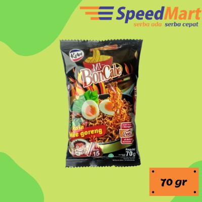 Jual MIE BONCABE LEVEL 15 70 GRAM | MIE INSTANT | MIE PEDAS | Shopee ...