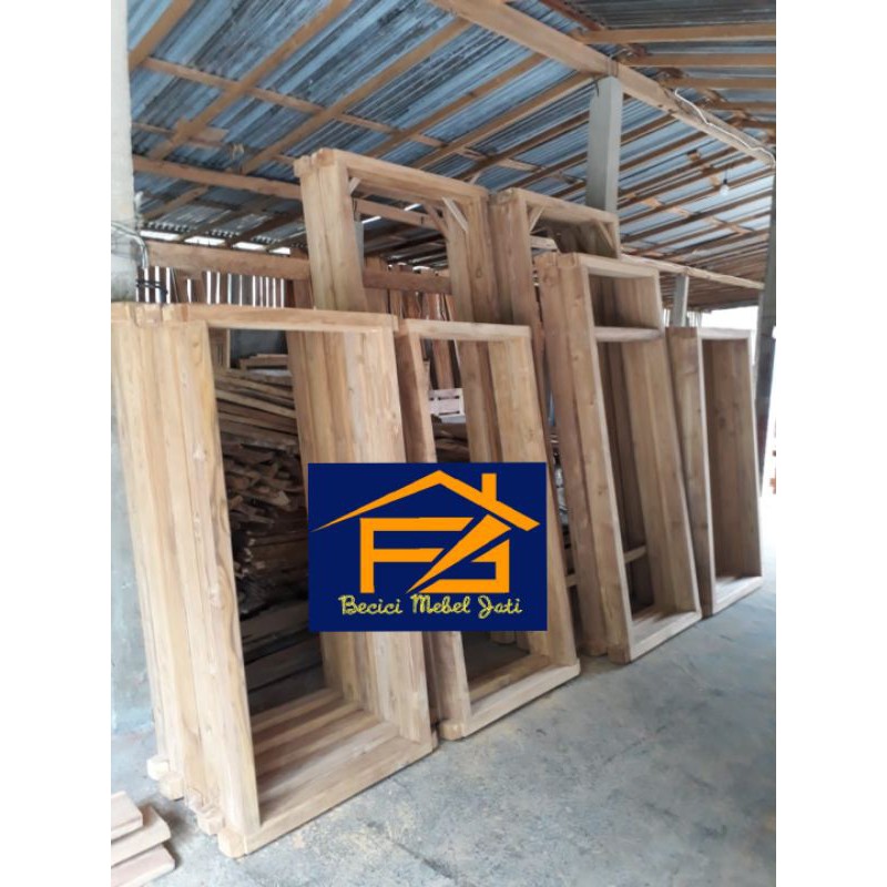 Jual Pintu Utama Bahan kayu jati finishing plitur | Shopee Indonesia