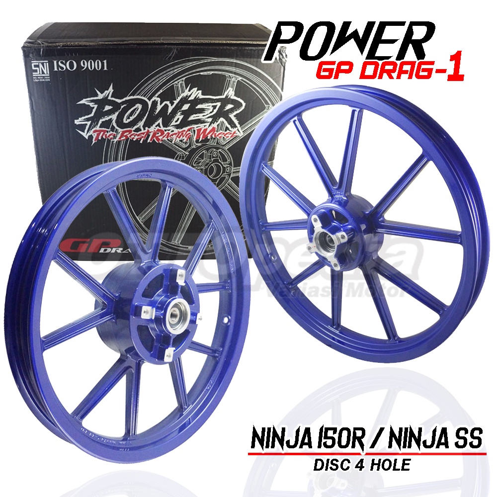 Jual Velg Power Pnp Ninja 150R / Ninja SS 150 GP Wheel Drag Model ...